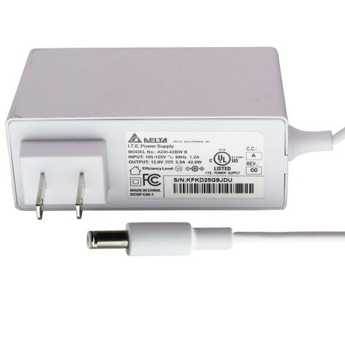 Delta (12V/3.5A) 42-WATT ITE Power Supply Wal Adapter - White (ADH-42BW ...