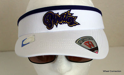 East Carolina University Pirates Visor Womens white embroidered NCAA ...