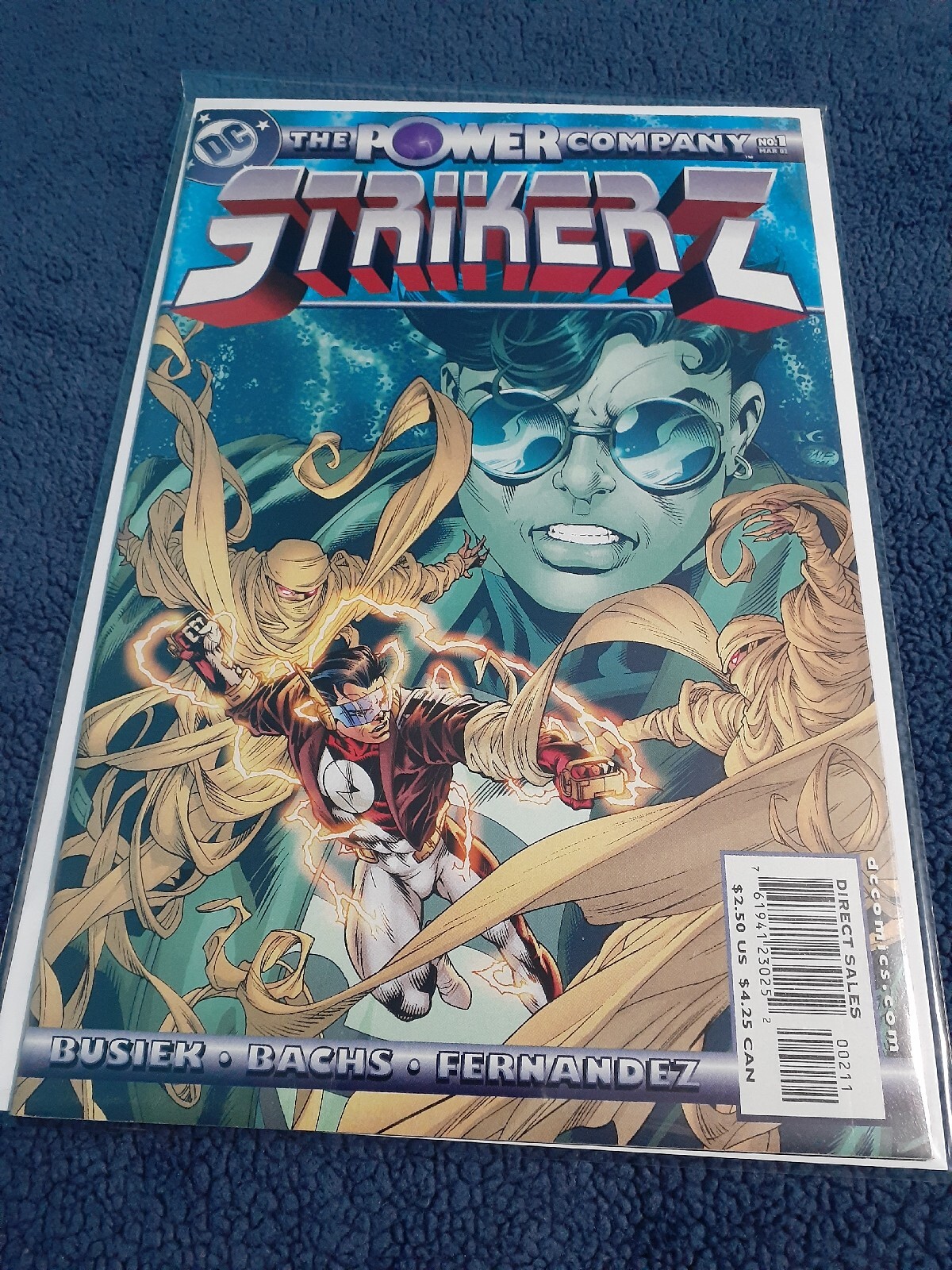 The Power Company Striker Z #1 DC Comics 2002 Kurt Busiek | eBay