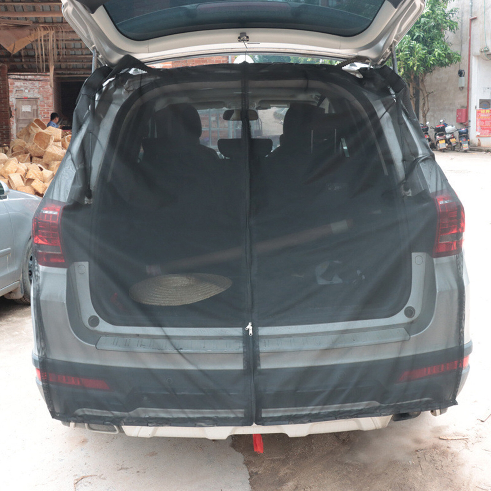 Car Tailgate Sunshade Screen Mosquito-proof Auto Trunk Ventilation ...