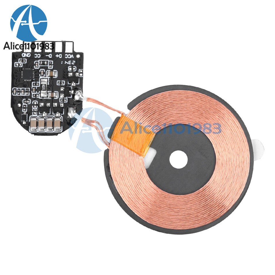 15W Fast Wireless Charger PCBA Circuit Board Transmitter Module + Coil ...