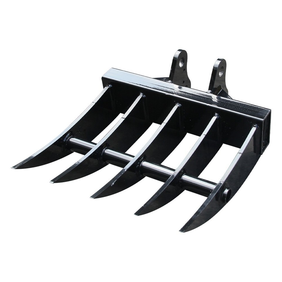 FREE SHIP Rake: Attachment 1Ton 2000lbs Mini Excavators land clearing ...