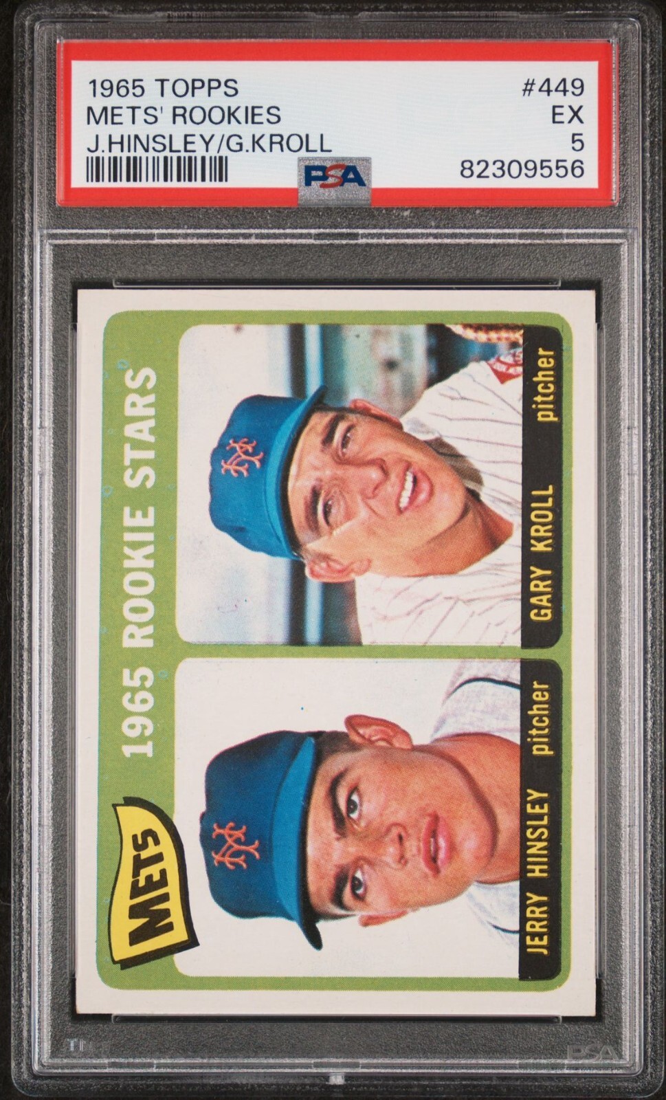 1965 Topps - 1965 Rookie Stars #449 Gary Kroll, Jerry Hinsley (RC) for ...