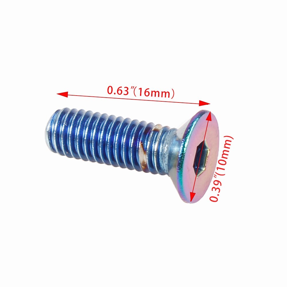M5*0.8 8 Piece Fits for Momo Nardi Personal Sparco Steering Wheel Screw ...