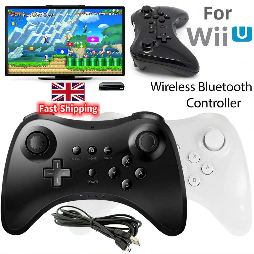 Nintendo Wii U Pro Controller U For Wii Black Wireless