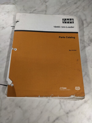 IH CASE 1845C UNI-LOADER SPARE SERVICE PARTS LIST BOOK MANUAL CATALOG ...
