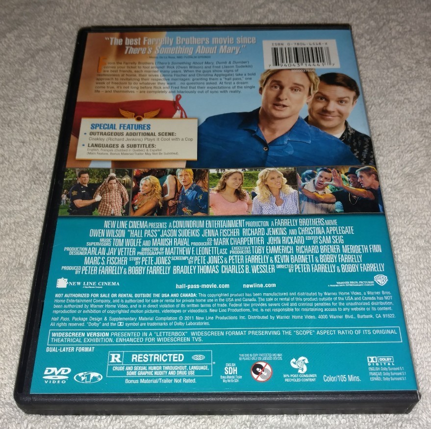 Hall Pass DVD 794043144417 | eBay