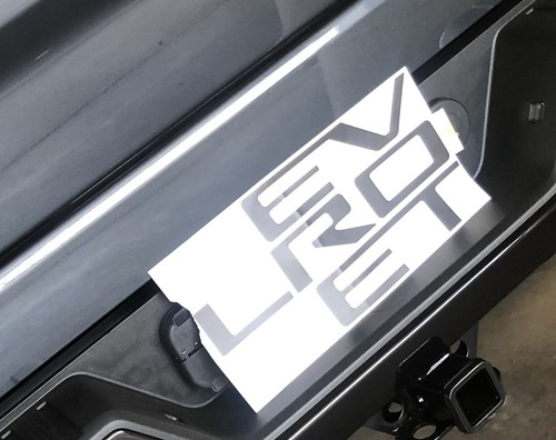 Chevrolet Silverado Tailgate Lettering GENUINE GM 84370615 2019-2024 ...