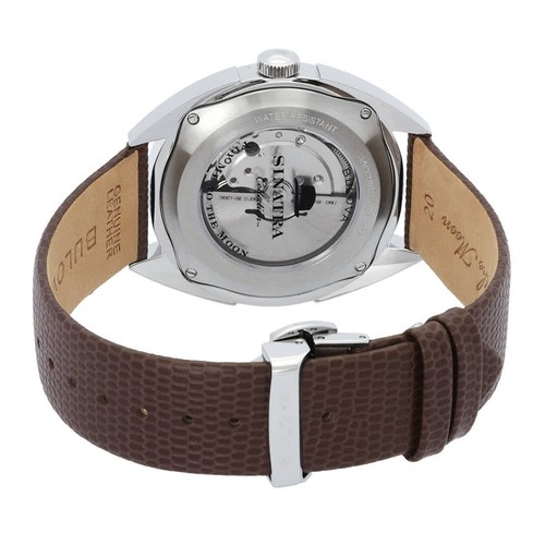 Bulova Fly Me To The Moon Automatic Black Dial Men's Watch 96B348 ...