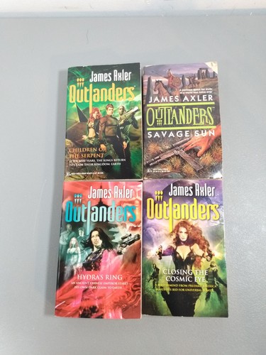 Lot of 9 Paperback Books by James Axler ( 1 Deathlands + 8 Outlanders ...