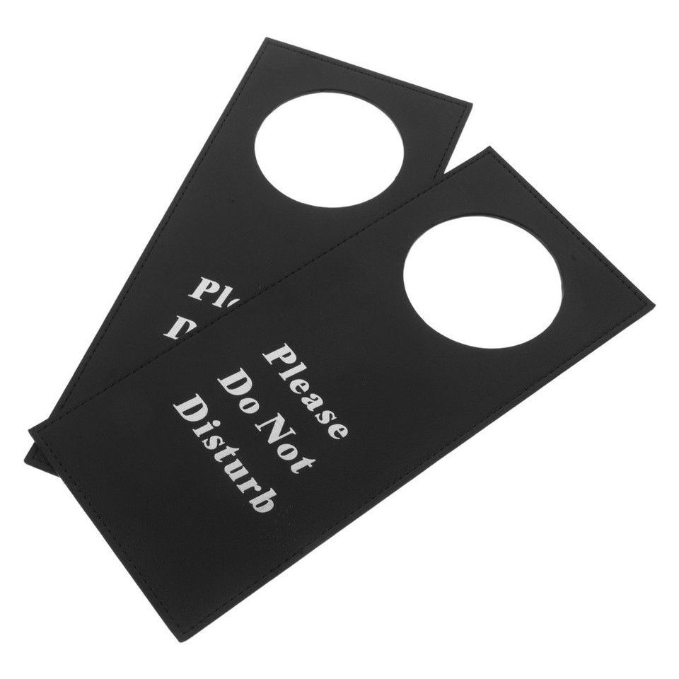 2pcs Office Door Hanger Sign - Please Clean Room Hanging Tag For ...