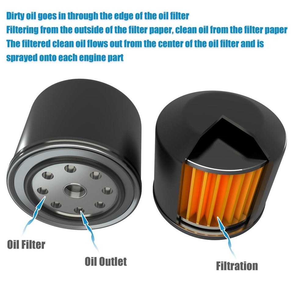 4 Pack Repalcement Filter For BMW Oil Filter Kit 11428575211 HU6014Z | eBay