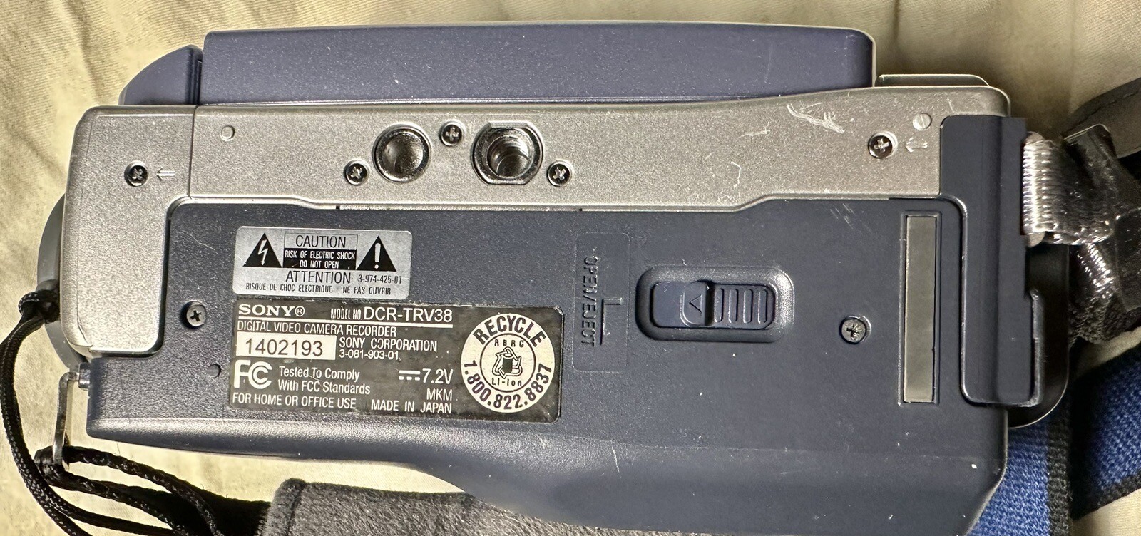 Sony Handycam DCR-TRV38 Mini DV Camcorder for sale online | eBay