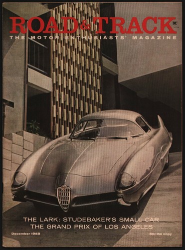 DECEMBER 1958 ROAD & TRACK MAGAZINE STUDEBAKER LARK, ASTON MARK III ...