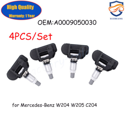 Tire Pressure Sensor TPMS 4 PCS for Mercedes W221 S400 S550 S600 AMG ...
