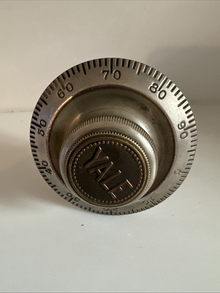 VINTAGE YALE COMBINATION SAFE VAULT DIAL COMBINATION LOCK | eBay