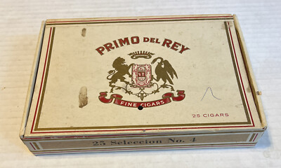 Primo Del Rey Cigar Box Vintage Seleccion No. 4 Moro Cigar Company | eBay
