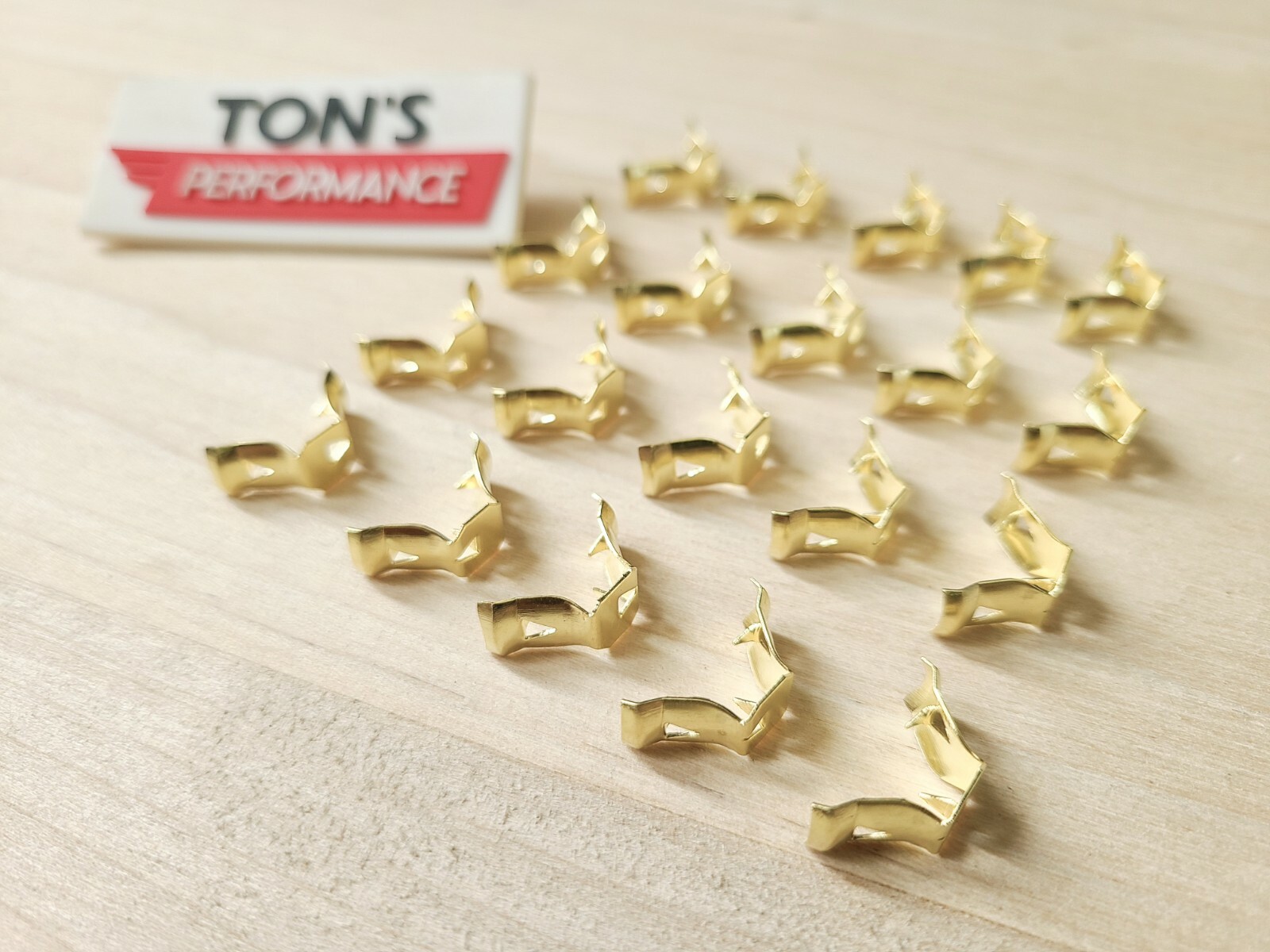 20 piece Brass Spark Plug wire ends Terminal Ends Clips Fit in Wico ...