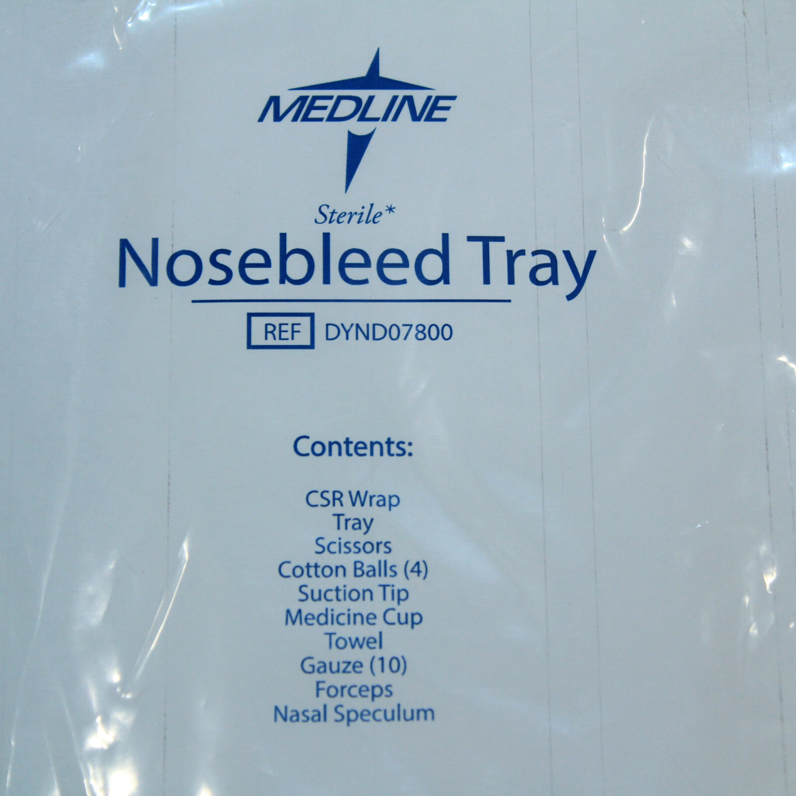 Nose Bleed Tray KIT Sterile w/ Itemized List MEDLINE DYND07800 for sale ...
