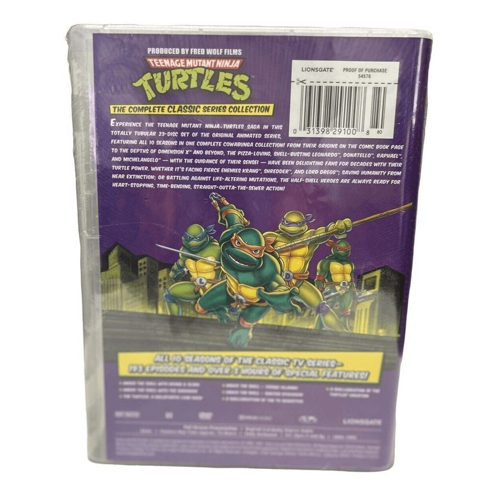 Teenage Mutant Ninja Turtles: Complete Series Seasons 1-10 DVD Box Set ...