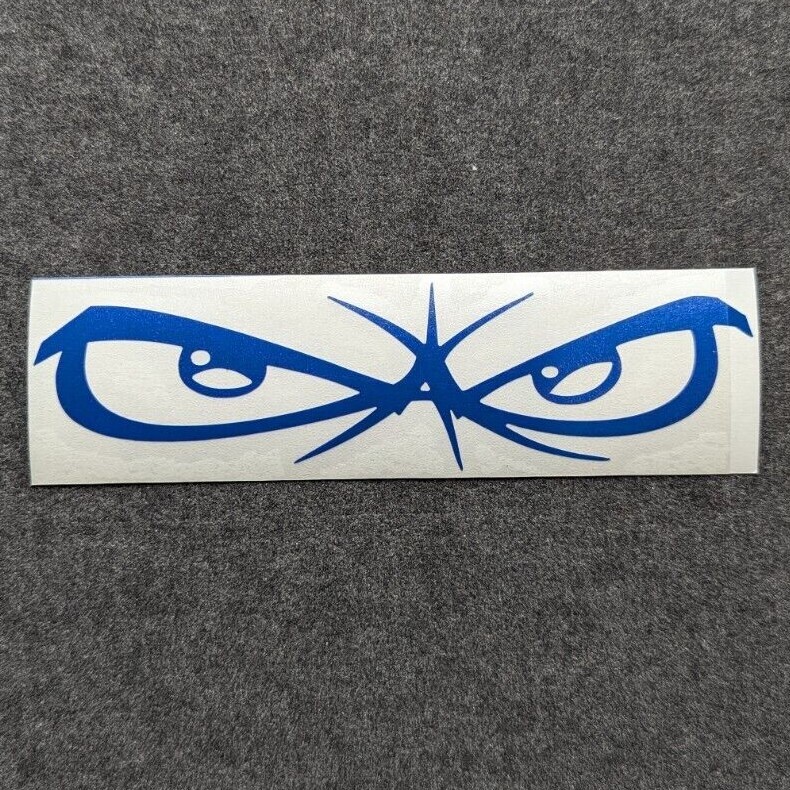 145MM X 39MM REFLECTIVE NO FEAR EYES STICKERS - CHOOSE YOUR COLOUR | eBay