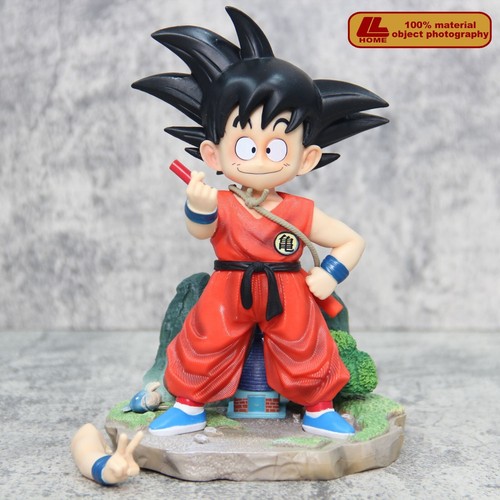 Anime Dragon Ball Peace Kid Child Son Goku Cute 2 Hands Figure Statue ...