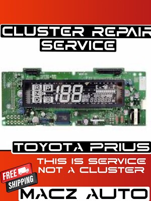 2004-09 Toyota Prius Parts Cluster Display Combination Meter Repair ...