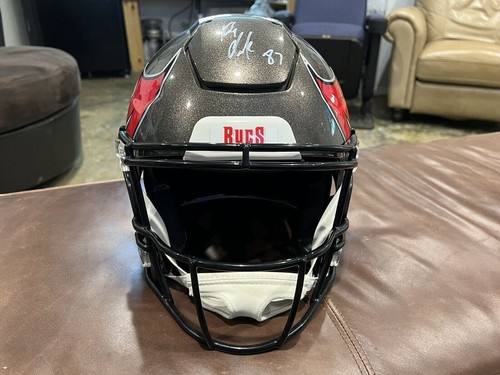 ROB GRONKOWSKI Signed Tampa Bay Buccaneers Speed Flex Authentic Helmet ...