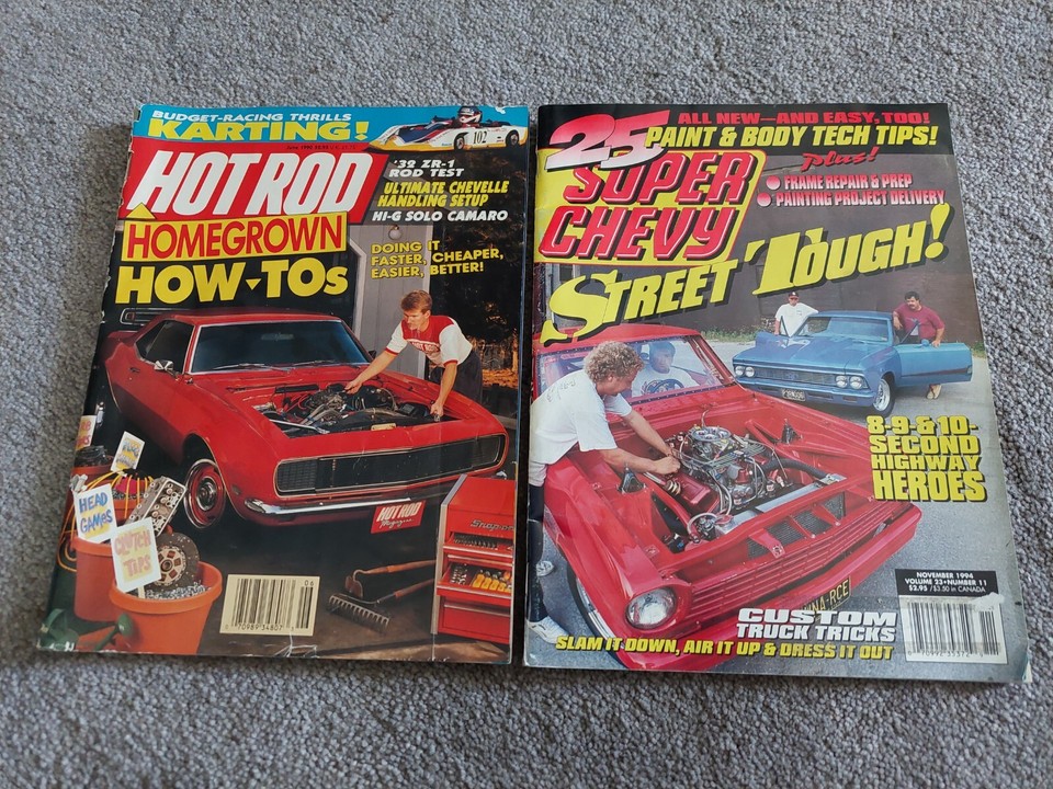 lot 7 4 -2003 Hot Rod Magazines 1990 super chevy 94 hot rod 2004 | eBay