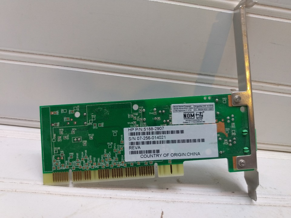 HP 5188-2907 Modem Card Desktop PCI Fax Port | eBay