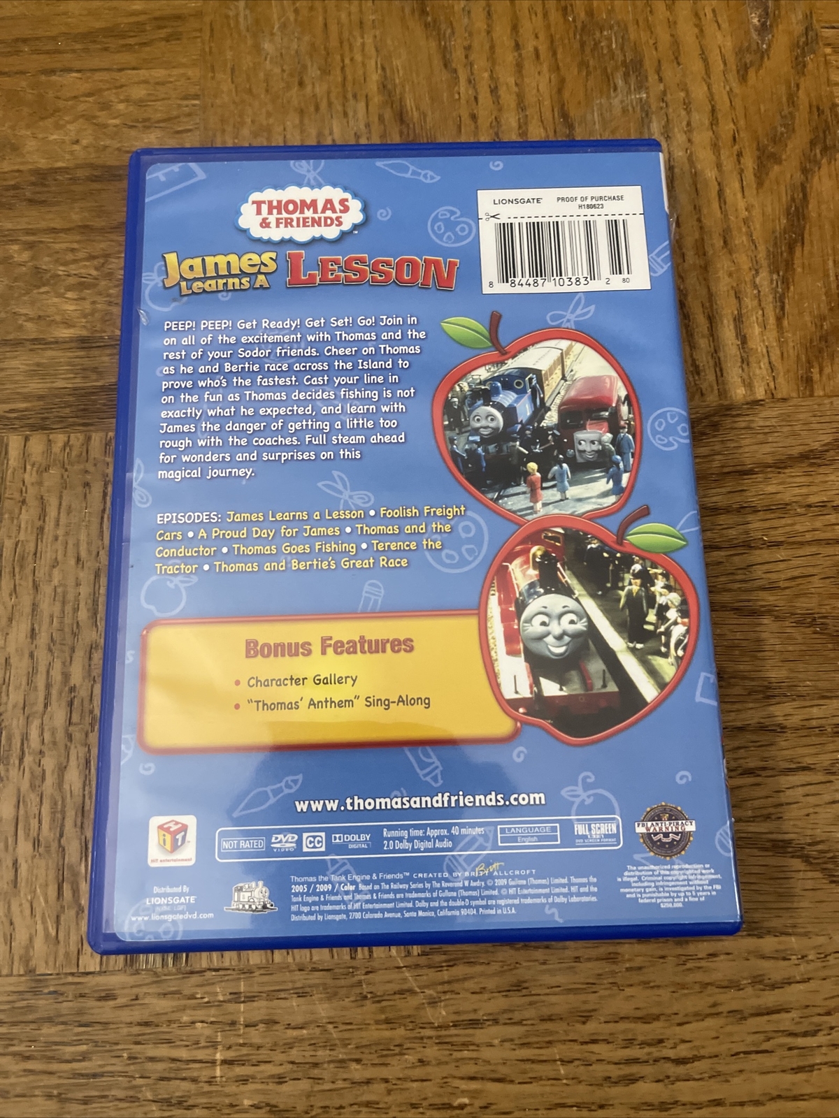 Thomas & Friends James Learns A Lesson DVD 884487103832| eBay