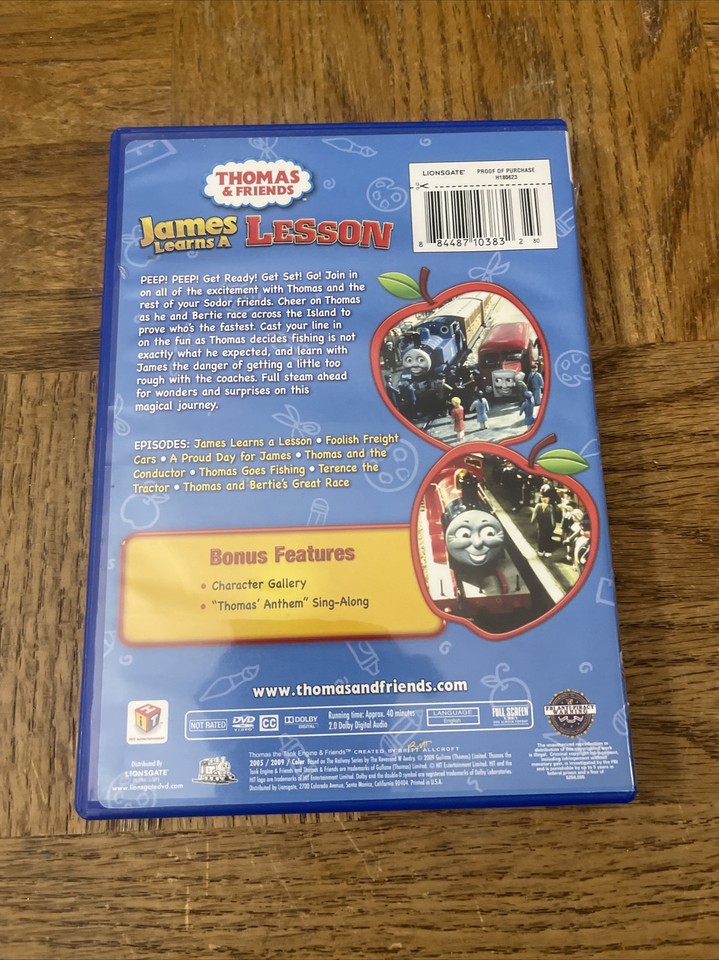 Thomas & Friends James Learns A Lesson DVD 884487103832| eBay