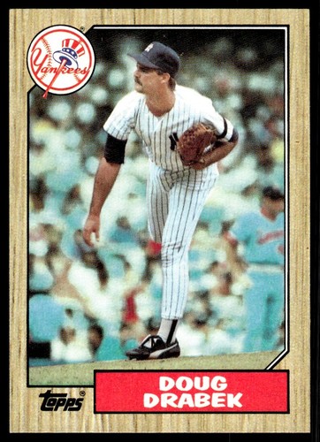 1987 Topps Baseball Card Doug Drabek Rookie New York Yankees #283 | eBay