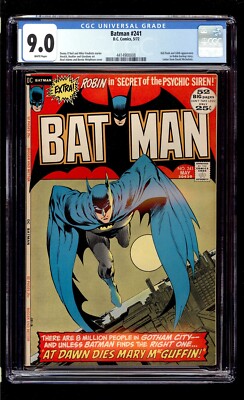Batman #241 1972 CGC 9.0 VF/NM White High Definition Scans** | eBay