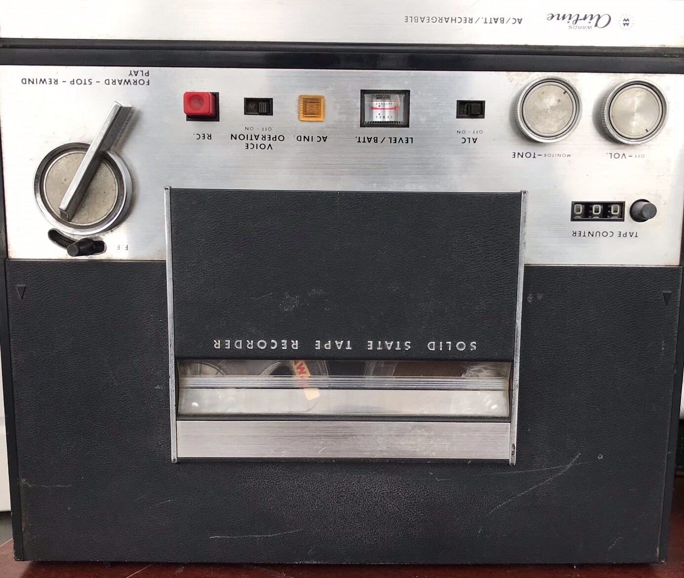 Wards Airline AC/DC Reel To Reel Solid State Tape Player/Recorder GEN ...