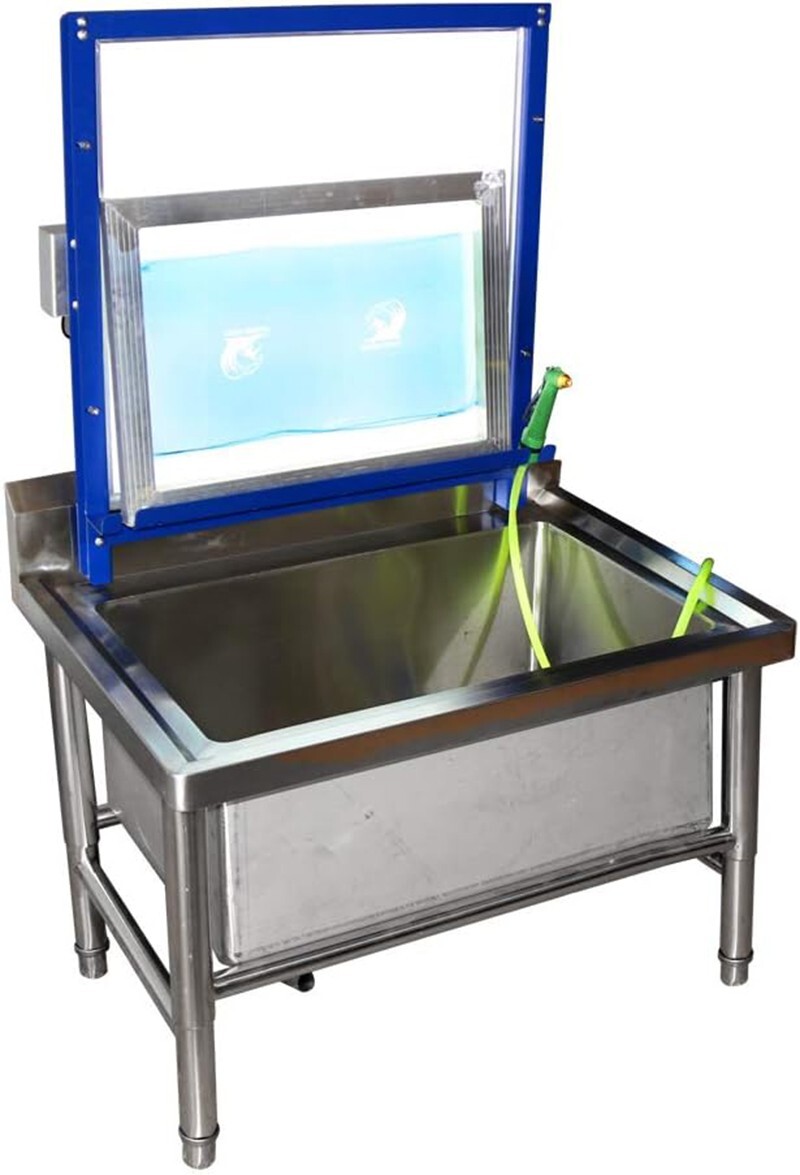 Screen Printing Washout Tank 15.7"x 23.6" Screen Frame Washing Booth ...