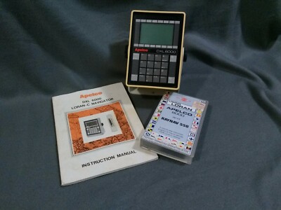 Apelco DXL 6000 Loran display unit, instruction manual, VHS tape-parts ...