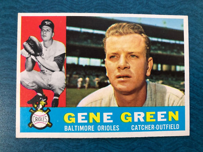 1960 TOPPS BASEBALL CARD GENE GREEN #269 (NM) | eBay