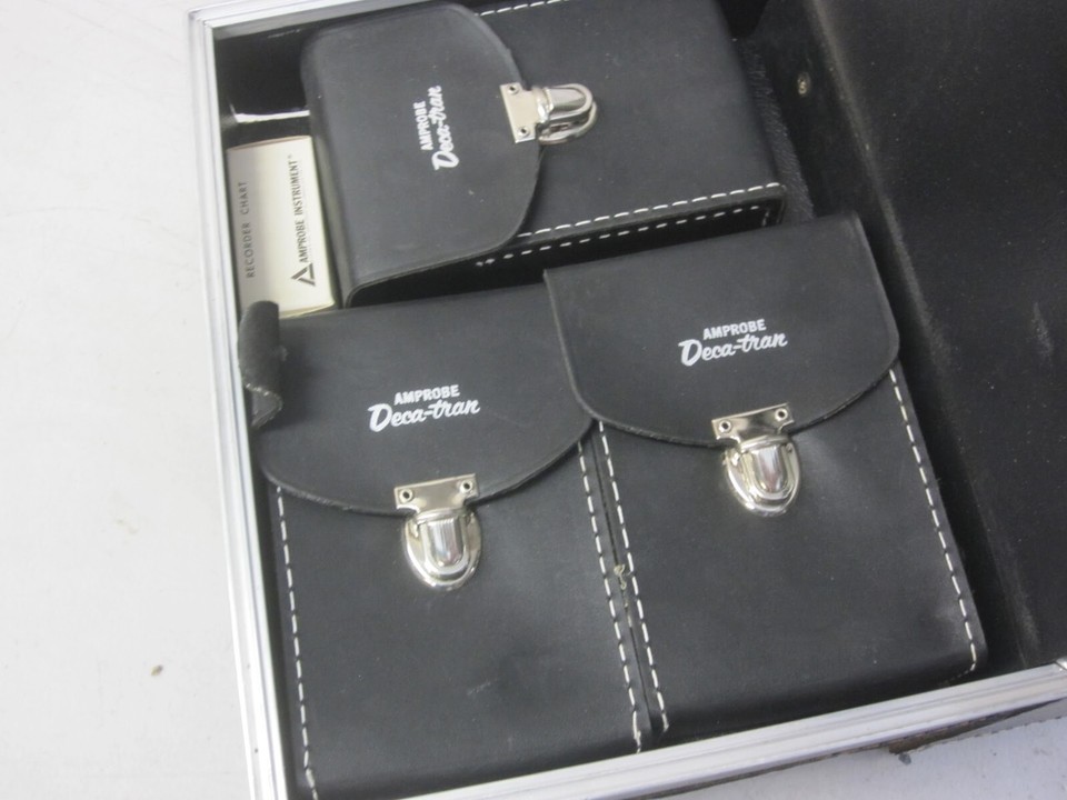 Vintage Amprobe AA3 Ammeter AC Recorder with 3 Clamps, Power Cord and ...