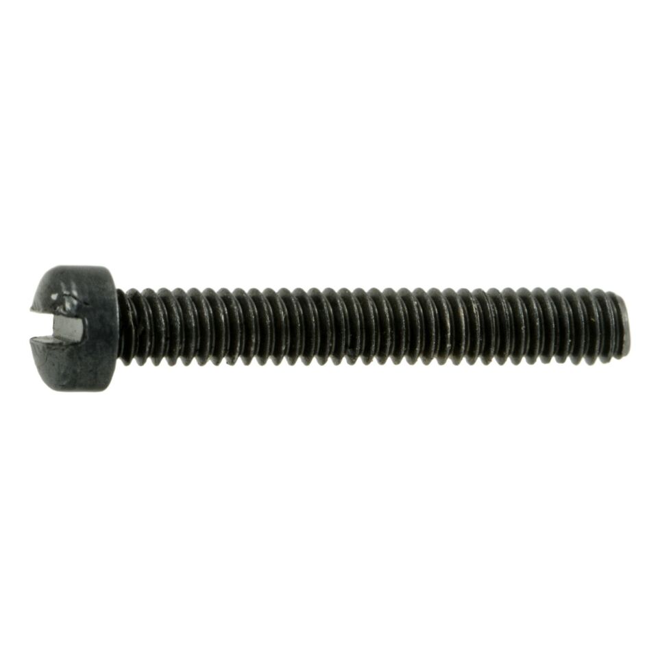 Black Oxide Slotted Fillister & Weaver Oval Head Gun Screws (10 pcs ...