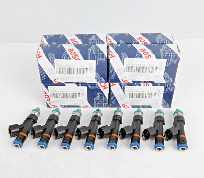 8PCS OEM BOSCH Fuel Injectors 0280158138 For 2007-2009 Ford F-150 5.4L ...