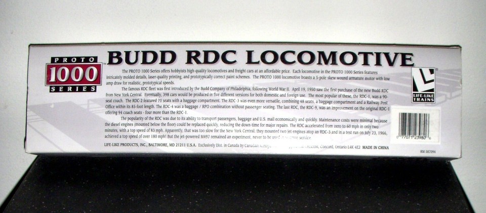 HO Proto 1000 Amtrak Budd RDC Powered Diesel Locomotive #32 DC | eBay