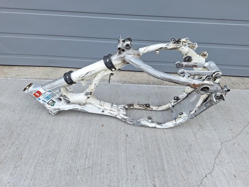 90 1990 91 CR250 CR 250 OEM Frame main BOS w/ skid plate parting out ...