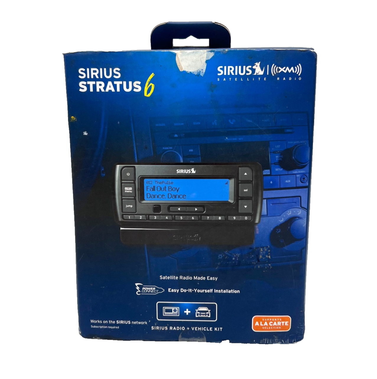 Sirius Stratus 6 Vehicle Kit XM Satellite Radio Model SDSV6V1 BRAND NEW ...
