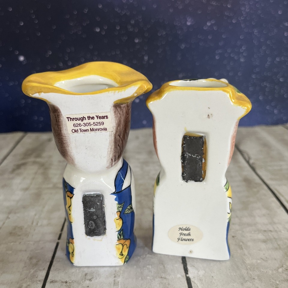 VTG 4 Susan Paley Carolina Coffee Mug By Ganz Cup Vase Coin Bank Lilly ...