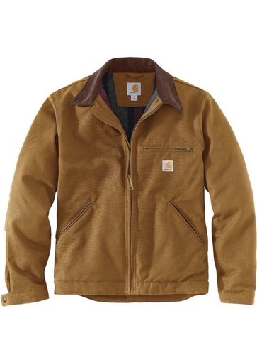 Carhartt Men's Rugged Flex Duck Detroit Jacket Large NWT | eBay