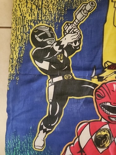Vintage 1994 Mighty Morphin Power Rangers Kids Sleeping Bag Saban 76 x ...