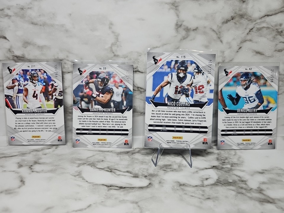 24 Phoenix Nico Collins /125 Danielle Hunter /249 Kamari Laster 299 ...