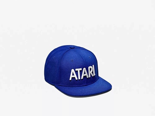 ATARI Blue SnapBack Speakerhat AT1-001 Bluetooth Enabled Atari hat ...