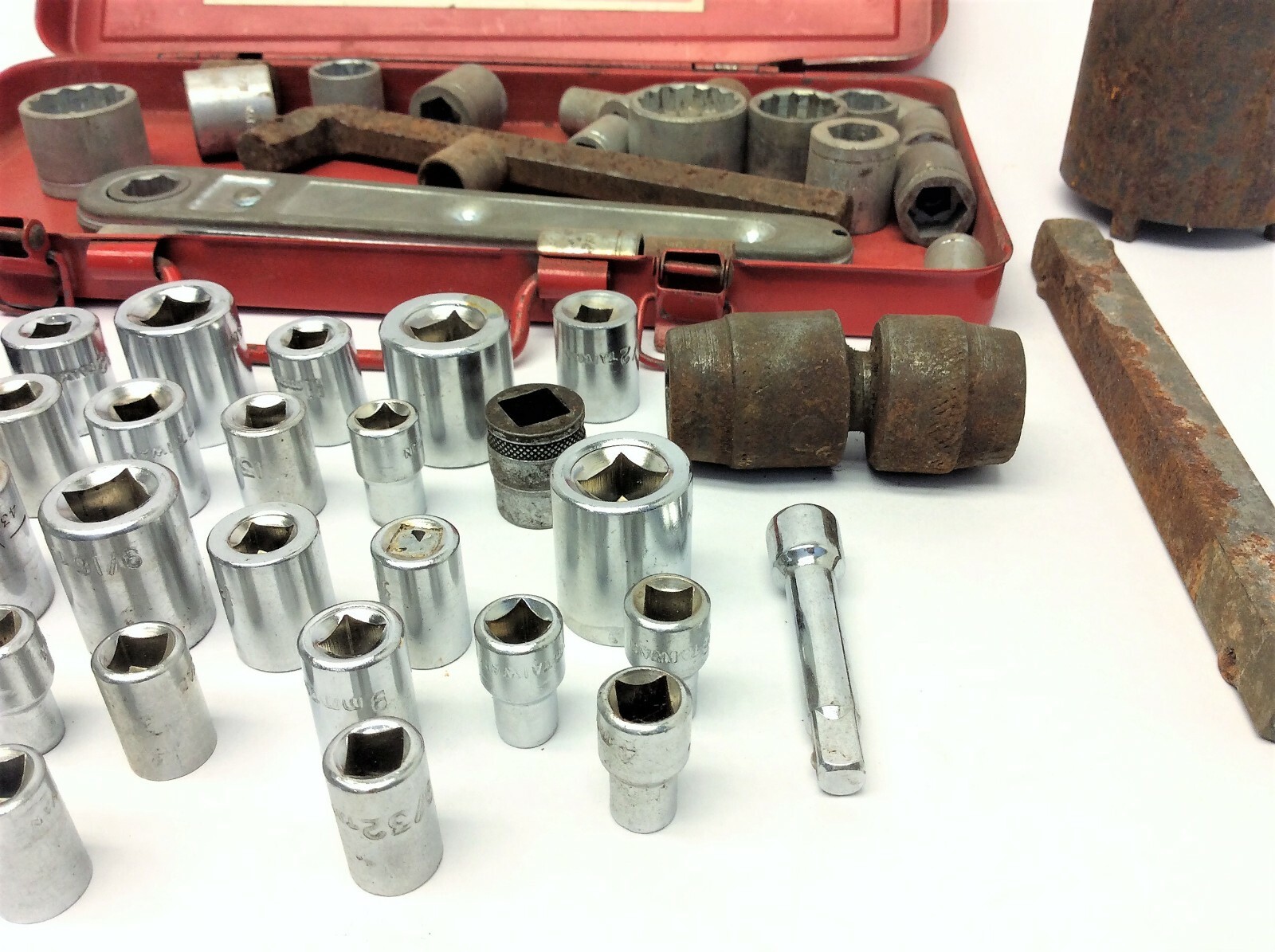 Mixed Vintage Lot Socket Wrench Tools Sockets Wrenches Parts PWA Chrom-Vanadium | eBay